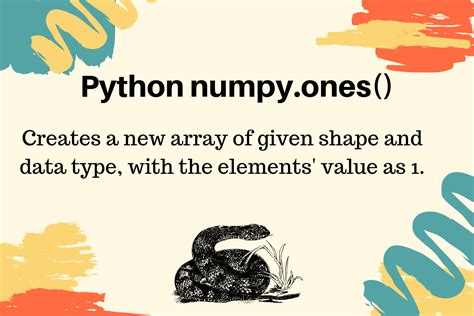 numpy ones in python digitalocean