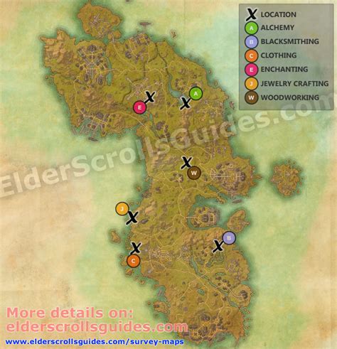 Eso Clothier Survey Auridon World Map
