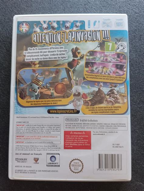 Nintendo WII Rayman contre les lapins crétins Grenier du Geek