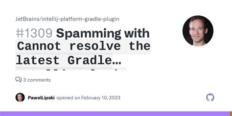 Spamming With Cannot Resolve The Latest Gradle Intellij Plugin Version