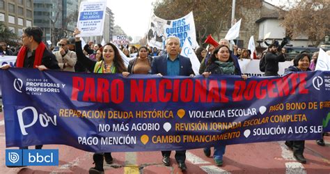 Movilización ascendente de profesores continúa esta semana con paro de