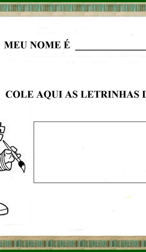 Plano De Aula Nome Pr Prio Para Educa O Infantil Conforme Bncc
