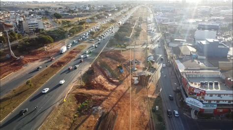 VIADUTO DO RIACHO FUNDO I Drone mostra as obras em sequências 03