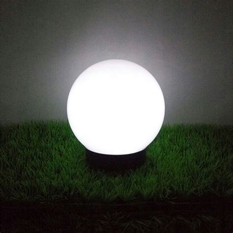 Ogrodowa Lampa Led Solarna Du A Mleczna Kula Cm