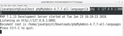 How To Install PhpMyAdmin On CentOS Online Tutorials Library List