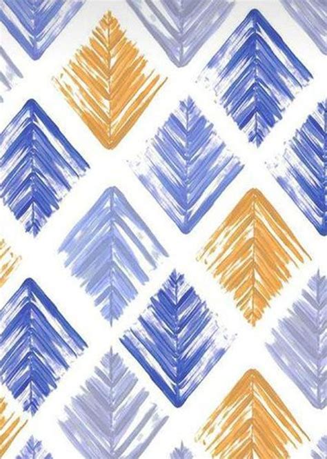 Seamless Ikat Pattern Abstract Desing Watercolour Allover Digital