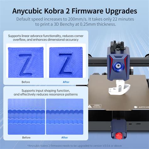 Anycubic Kobra 2 3D Printer 6X Faster Speed Firmware Upgrades Auto