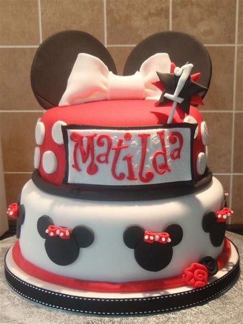 Matildas St Birthday Minnie Mouse Cake Flickr Photo Sharing Nd