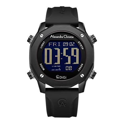 Jual Jam Tangan Pria Alexandre Christie Digi AC 9377 MH RIPBA Men