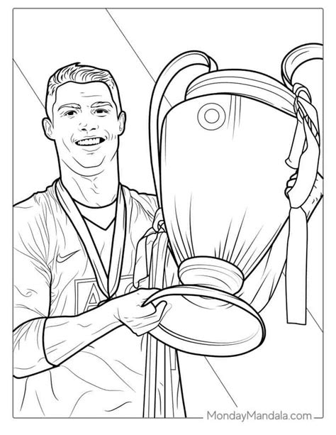 Cristiano Ronaldo Coloring Pages Free PDF Printables Coloring Pages
