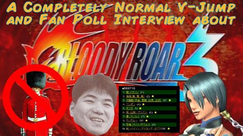 The Bloody Roar 3 V Jump Kenji Casuals And The Character Poll Of