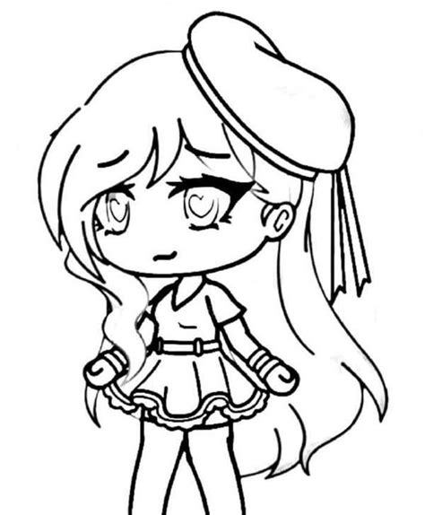 The Gacha Others People Chibi Coloring Pages Unicorn Coloring Pages