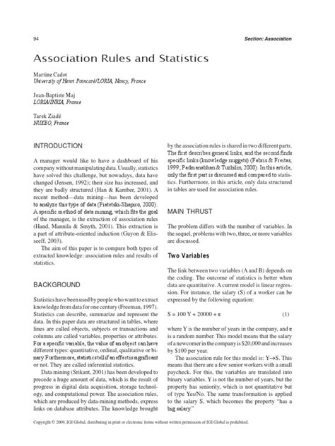 specific method of data mining pdf data mining statistics