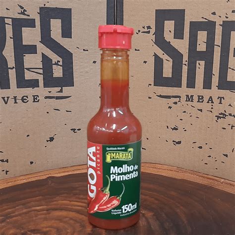 Molho De Pimenta Gota Marat Ml Sagres Meat Service
