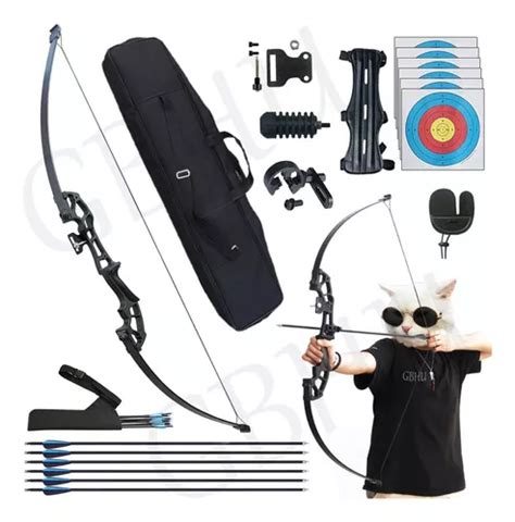Arco Recurvo Deportivo Con 6 Flechas Accesorios Para Adultos Envío gratis