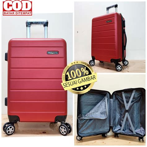 Jual KOPER 20 INCH 001 ABS POLO VIENNA FREE BUBBLE WRAP SIZE KABIN