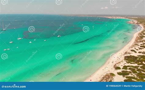 Mallorca Es Trenc Ses Arenes Beach Spain Stock Video Video Of