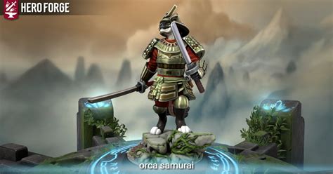 Orca Samurai Made With Hero Forge