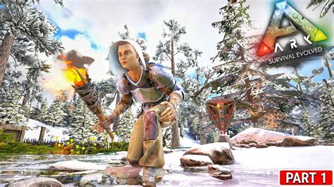ARK Ice Age This Map Is Very Very Beautiful New Journey Begins