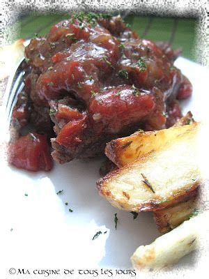 Boeuf braisé au vin rouge Recette Ptitchef