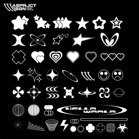 Y2K SHAPE VECTOR PACK VOL 1 MasterBundles