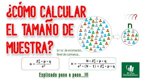 Cómo calcular el tamaño de muestra paso a paso part 1 YouTube