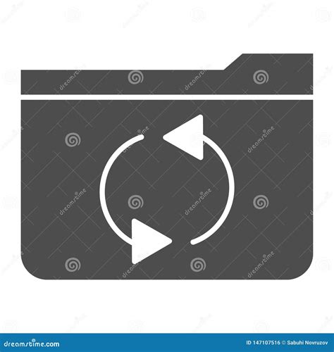 E Ejemplo Del Vector De La Carpeta De La Actualizaci N Aislado En