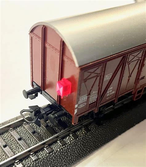 Märklin 4411 geschlossener Güterwagen mit Schlusslicht H0 gebrauc