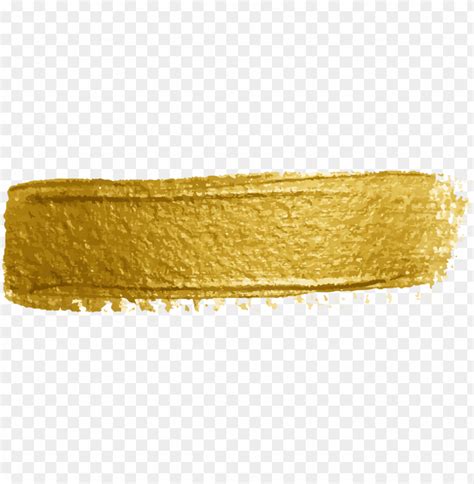 Ftestickers Watercolor Paint Brushstroke Gold Gold Brush Stroke PNG