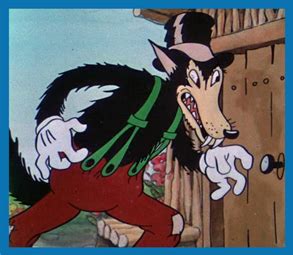 Personnages Disney o Le Grand Méchant Loup Silly Symphonies