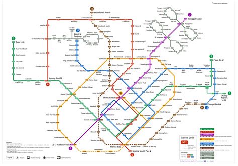 Smrt Train Map Singapore NBKomputer