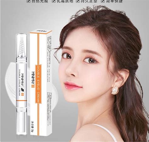 米娜美大眼双眼皮定型霜 抖音网红自然持九隐形坊水大眼神器 阿里巴巴