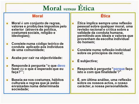 Etica Y Moral Cuadros Comparativos Con Valores Humanos