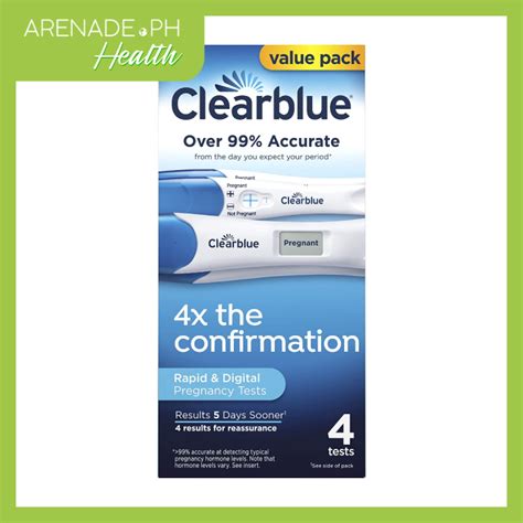 Clearblue Pregnancy Test Combo Pack Count Digital Pregnancy