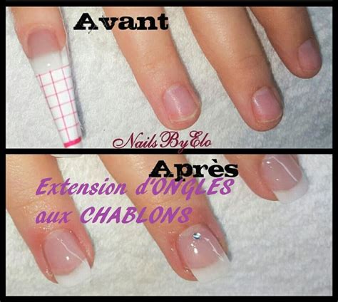 Extension d ongles en gel UV aux chablons french Vernis à ongles