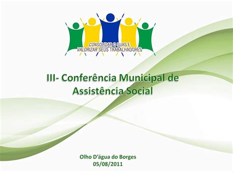 odbacontecendo III Conferência Municipal da Assistência Social