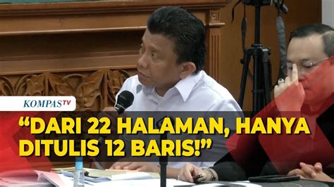 FULL Ferdy Sambo Bantah Keterangan Dua Ahli Pidana Di Sidang Ini