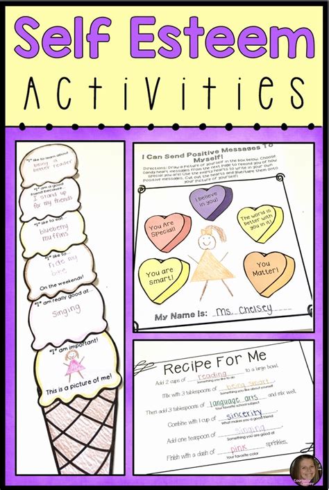 Free Self Esteem Worksheets