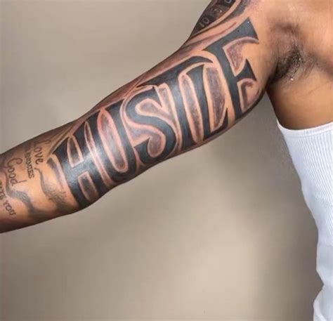 A Man With A Tattoo On His Arm That Says Sunshineside And Has The Words