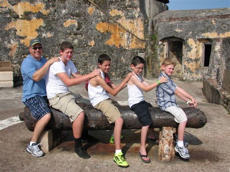 Fire Control Team Old Fort San Juan Puerto Rico My Three Grandson S