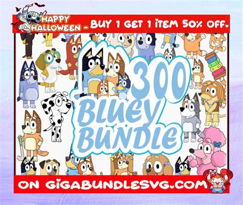 Bluey Bundle SVG bluey svg bluey birthday svg bluey tshirt Etsy México