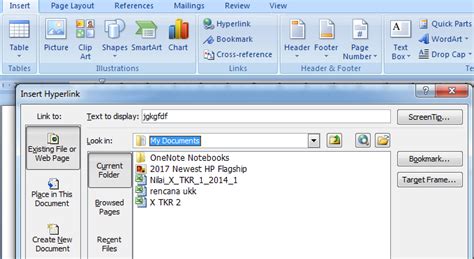 Cara Membuat Hyperlink Di Microsoft Word Tutorial Ms Word Kumpulan