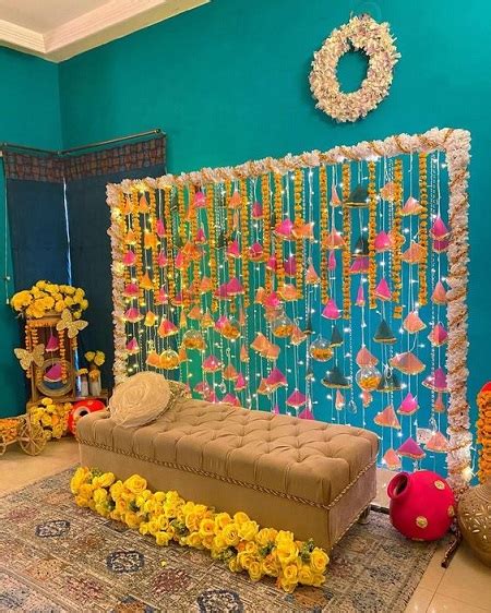 20 Simple Haldi Ceremony Decoration Ideas At Home 2024