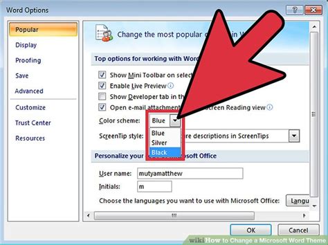 How To Change A Microsoft Word Theme Steps With Pictures