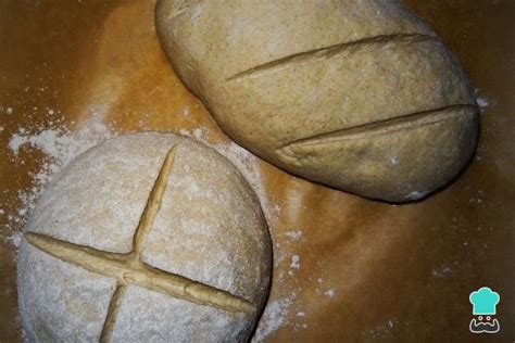 Pan casero con harina leudante Receta FÁCIL
