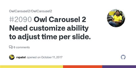 owl carousel 2 need customize ability to adjust time per slide · issue 2090 · owlcarousel2
