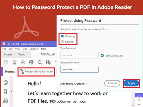 How To Password Protect A Pdf In Adobe Reader For Free
