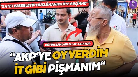 PİŞMANIM Diyen AKP liye ÖYLE BİR ŞEY SÖYLEDİ Kİ ŞOOK OLACAKSINIZ