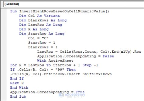 VBA To Insert Row In Excel 11 Methods ExcelDemy