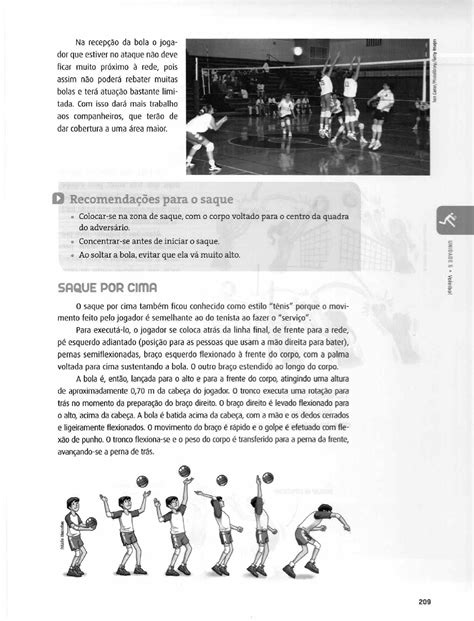 Unidade 5 Capítulo 2 Técnicas de Vôlei Educação Física